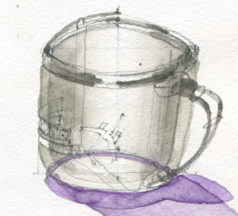 COFFEE CUP – TRANSPARENT DRAWING