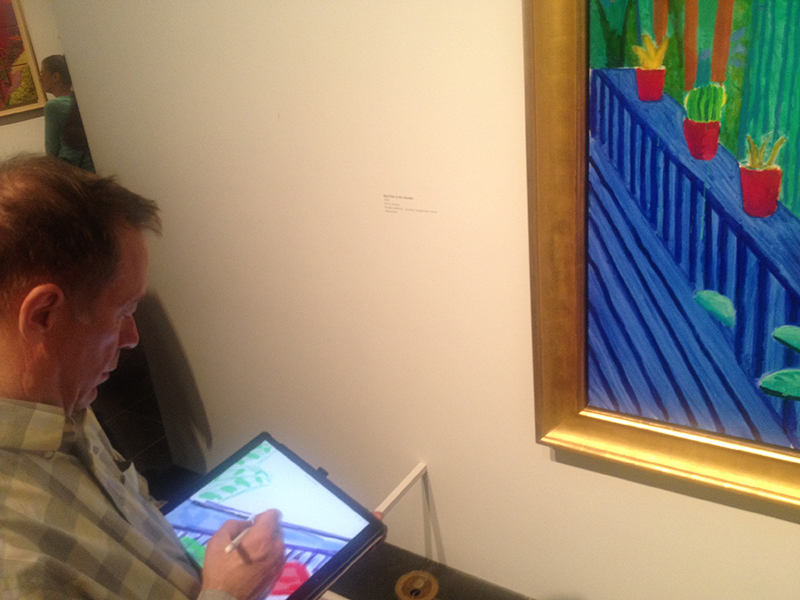 SKETCHING AT THE MET IS POPULAR; BOTH DIGITAL AND ANALOGE